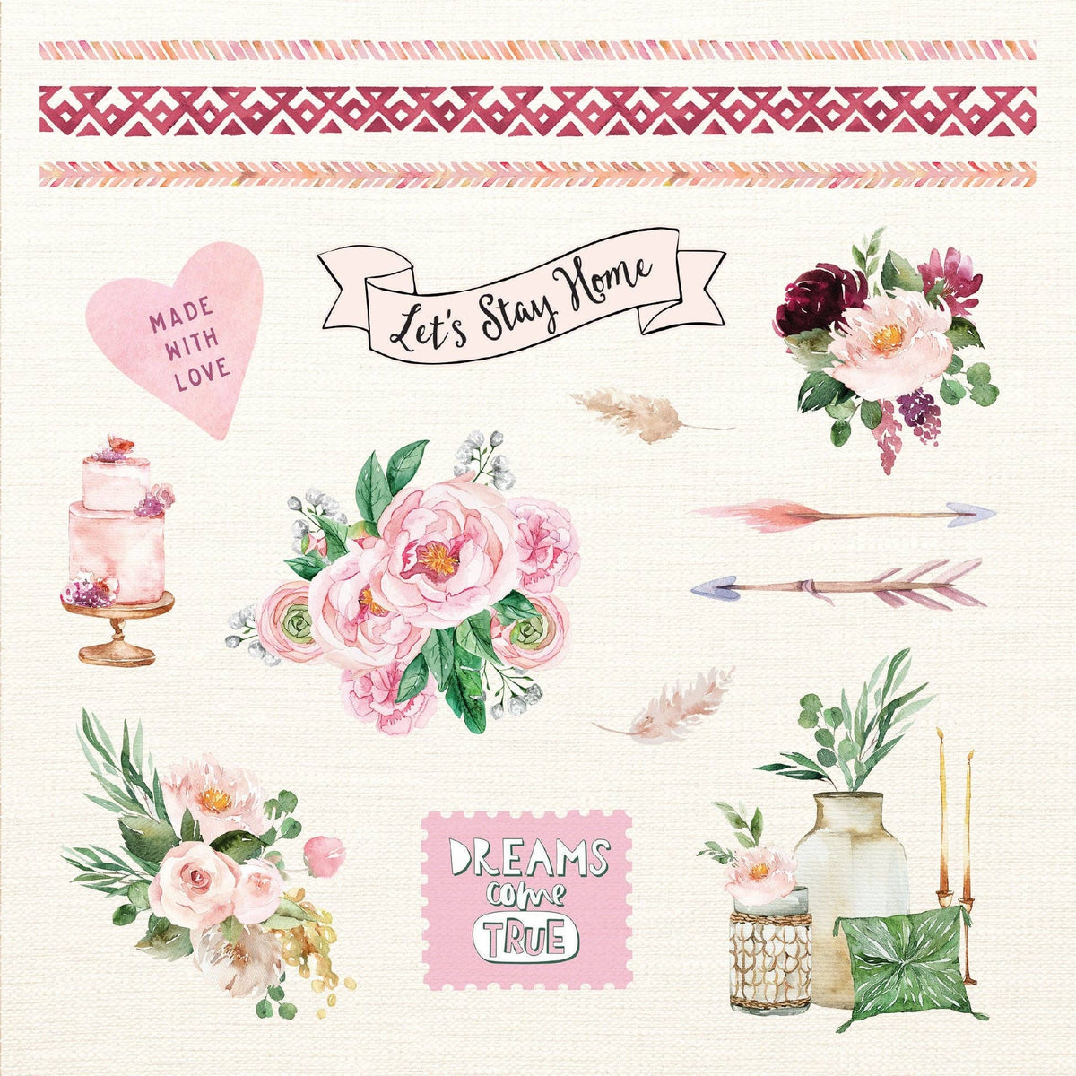 Boho Dreams Sticker Book – Honeychurch